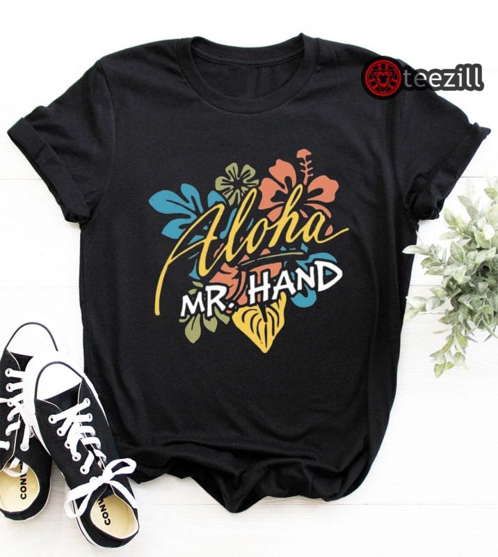 Aloha Mr. Hand Unisex Women's T-Shirt - teezill