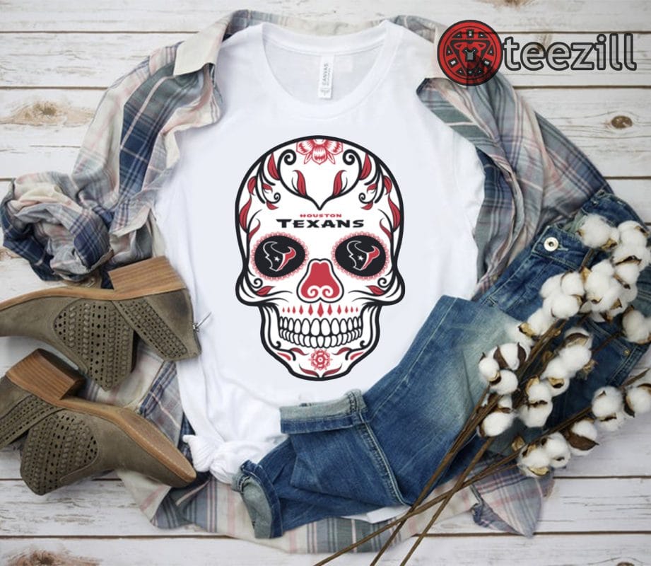 NFL Houston Texans Outdoor Skull Classic Limited Edition T-shirt