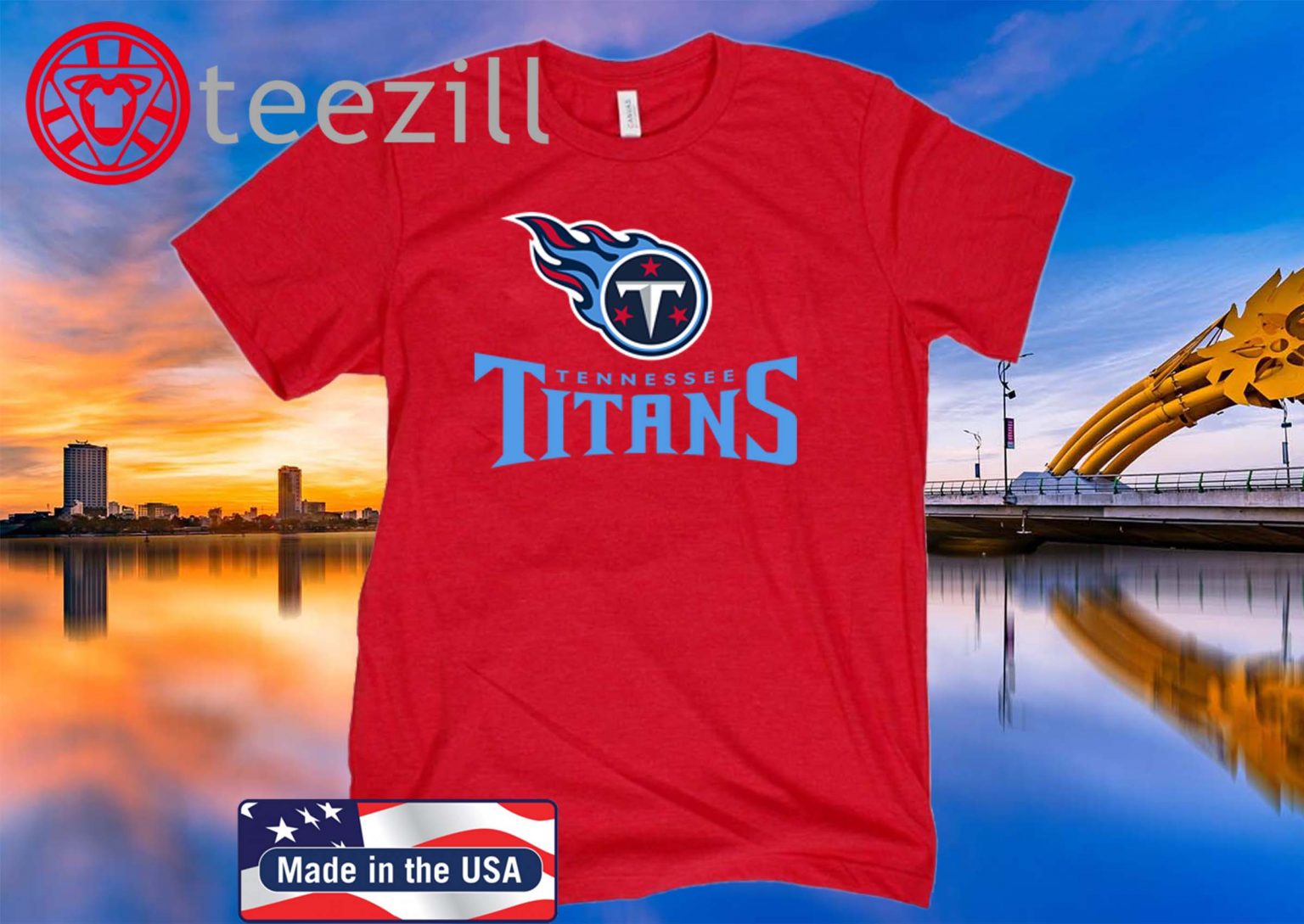 Tennessee Titans Logo T-Shirt - teezill