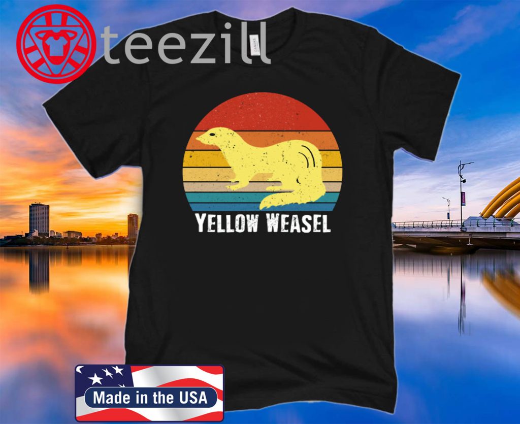 Yellow Weasel Vintage TShirt - teezill
