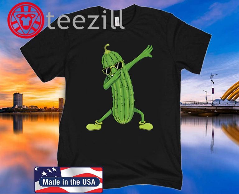 Dabbing Pickle Dancing Cucumber Lover Classic Shirt - teezill