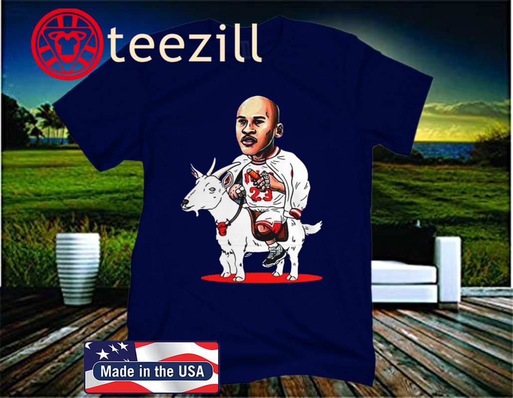 23 Michael Jordan Riding Goat 2020 T-Shirt - teezill