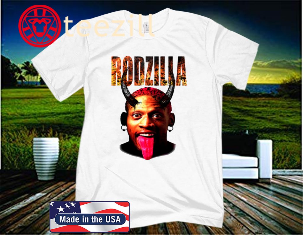 Dennis Rodman - Rodzilla - The Worm - nWo Wrestling Shirt - teezill