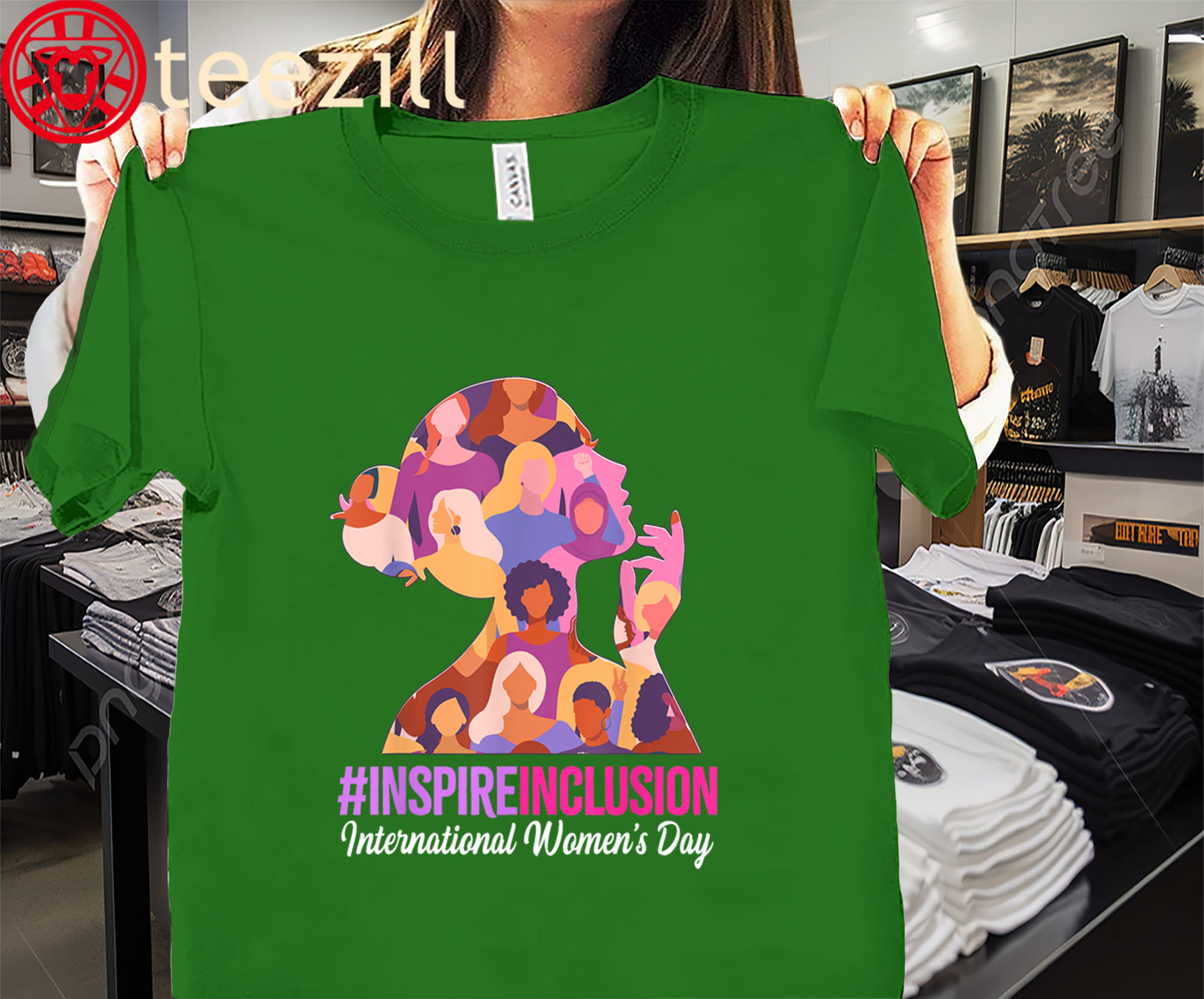 USA #Inspire Inclusion International Women's Day Shirt - teezill