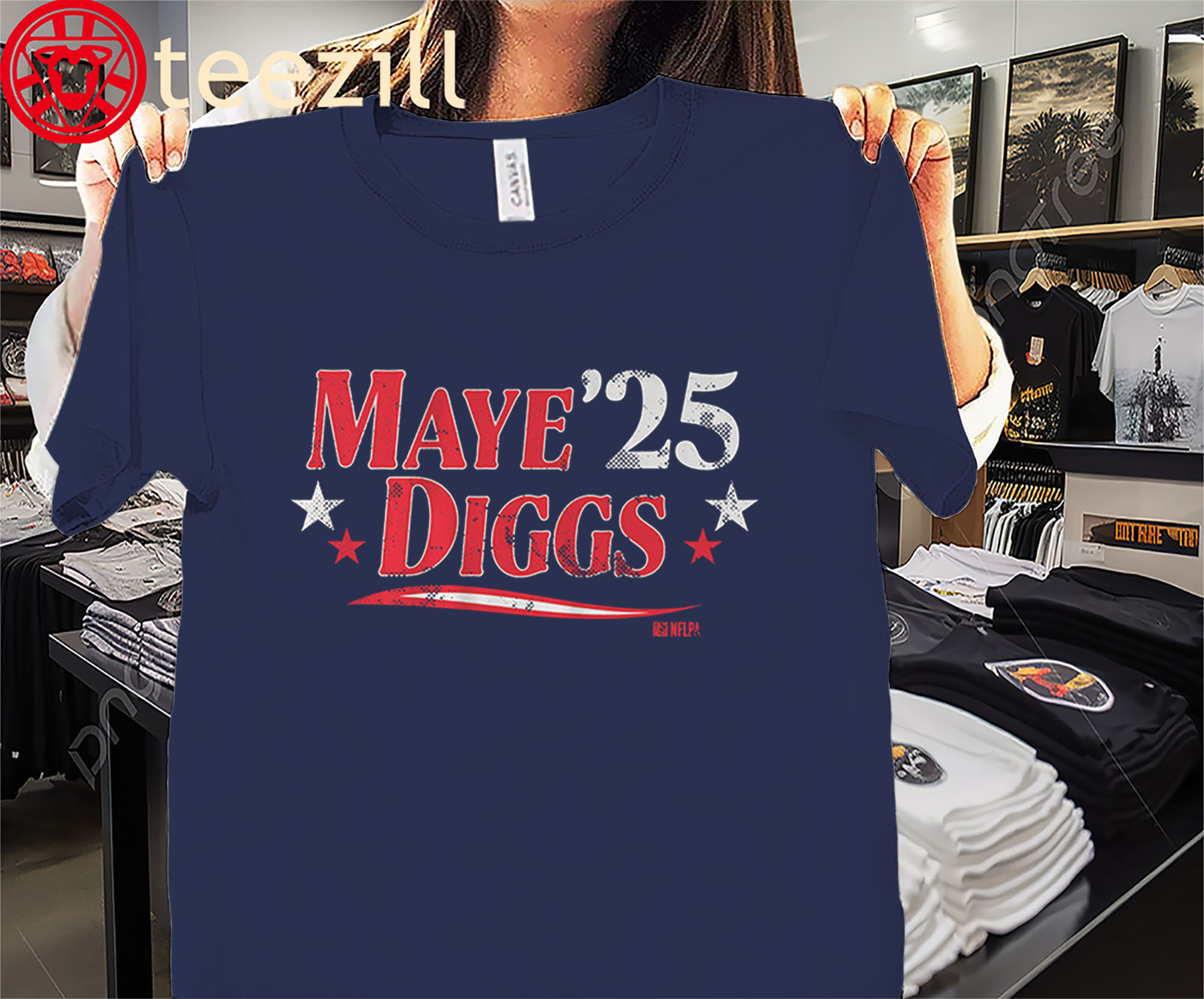 Drake Maye – Stefon Diggs ’25 Shirt - New England Patriots Tee - teezill